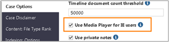 Nuix Discover configuration
